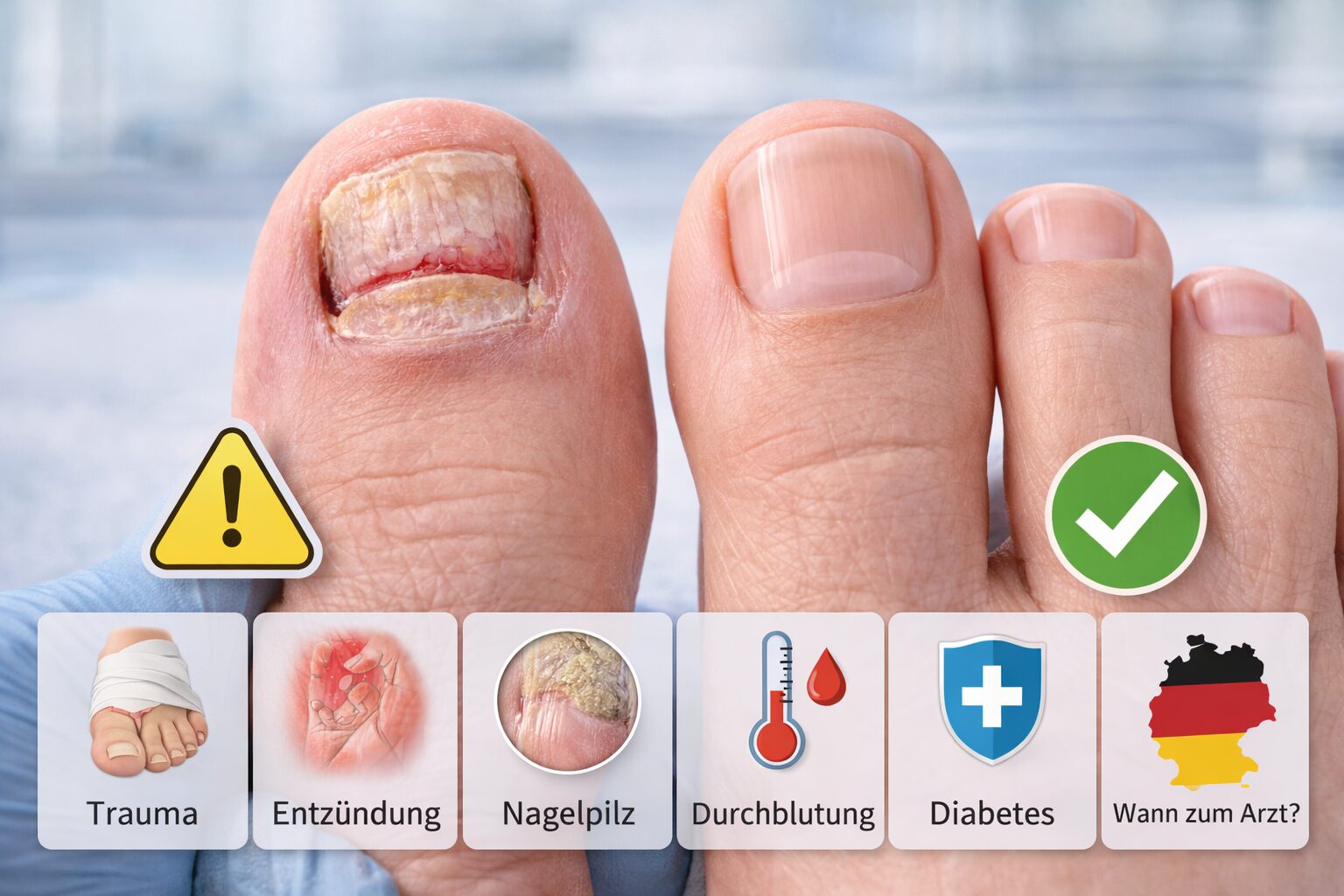 Verwunderlich Nagelwurzel Verletzt Nagel Wchst Nicht Mehr Bild